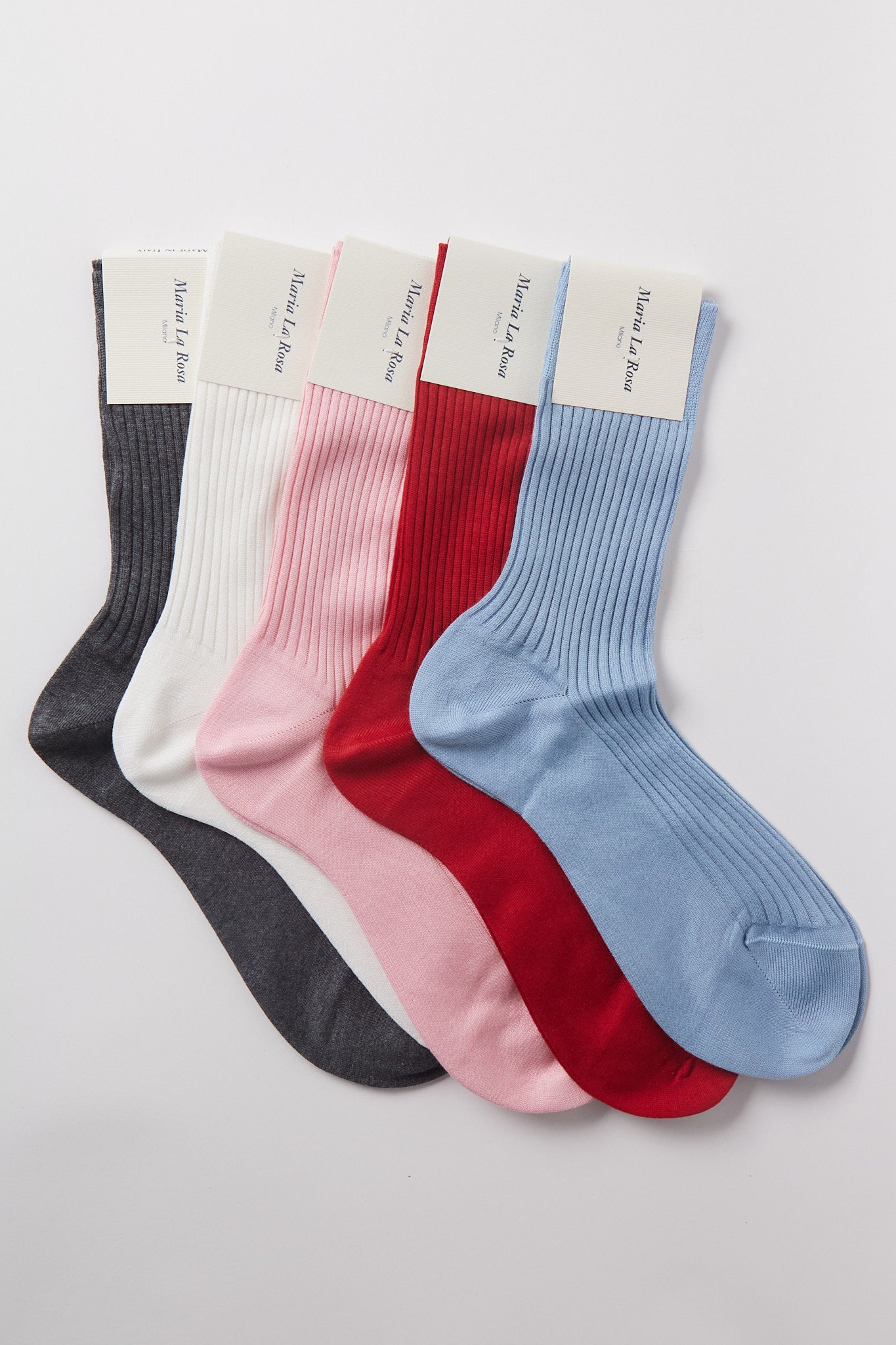 Sommer | Maria La Rosa Organic Cotton Ribbed Socks