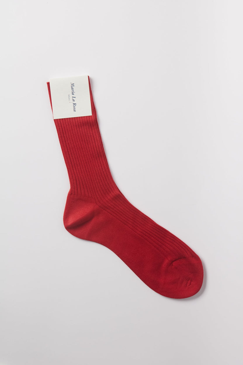 Sommer | Maria La Rosa Organic Cotton Ribbed Socks