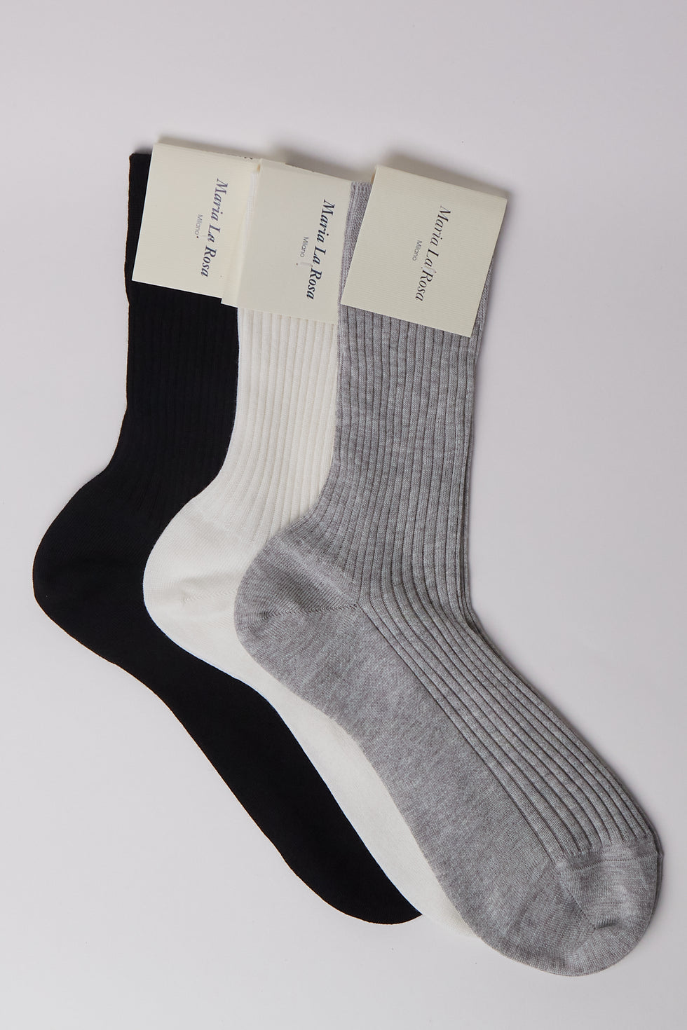 Sommer | Maria La Rosa Organic Cotton Ribbed Socks