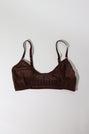 Sommer | Kye Intimates Recline Mesh Bra in Cocoa